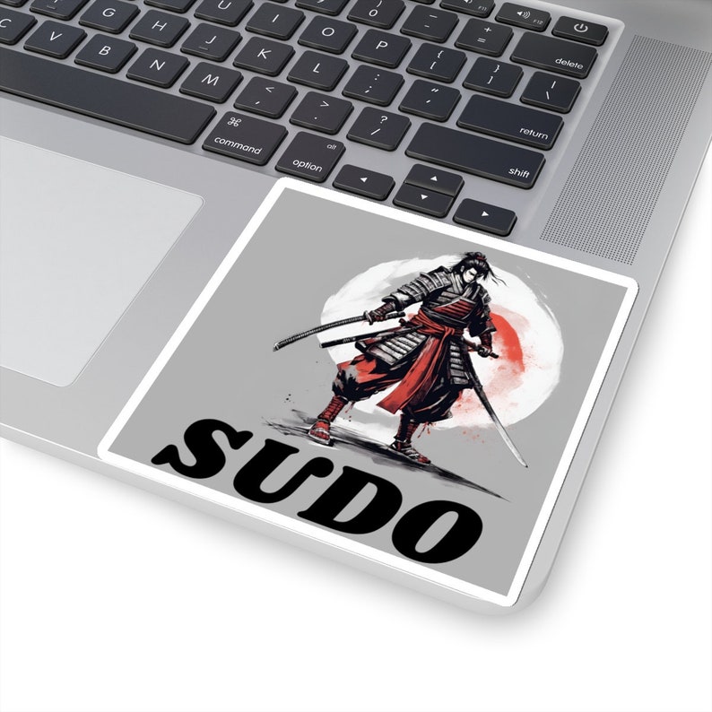 Sudo Samurai Vinyl Sticker: Tech Geek Decal - Etsy