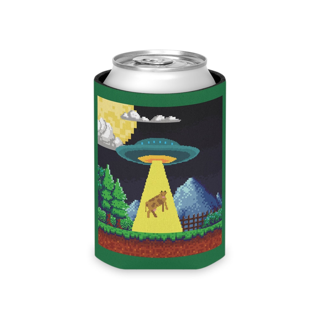 Funny Gamer Can Cooler: Side Quests, Alien Abduction - Etsy