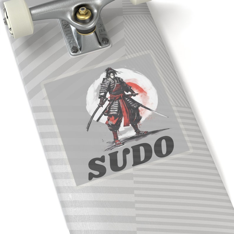 Sudo Samurai Vinyl Sticker: Tech Geek Decal - Etsy