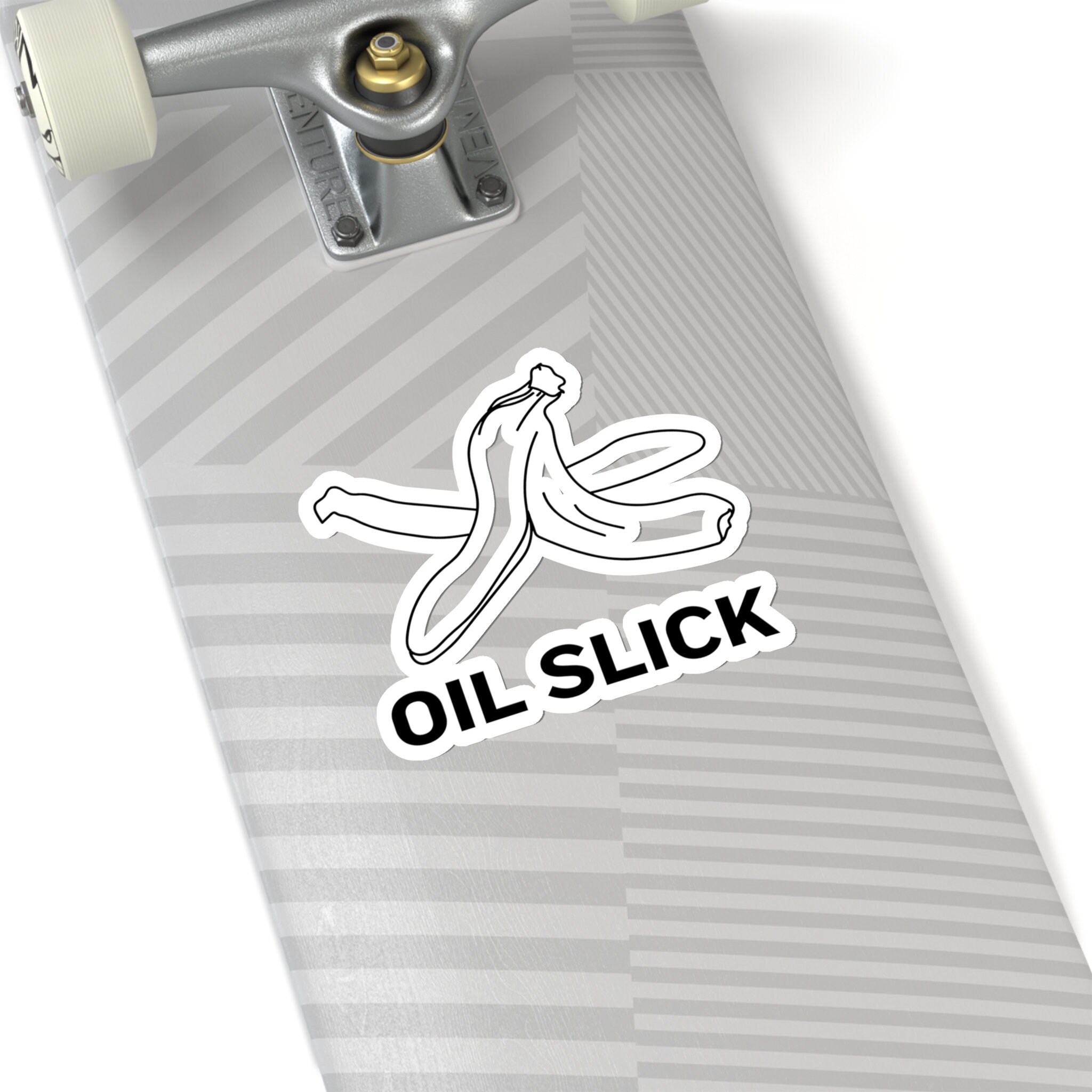 Oil Slick Decal, Funny Sticker, Great for Blank Auto Button, Vehicle ...