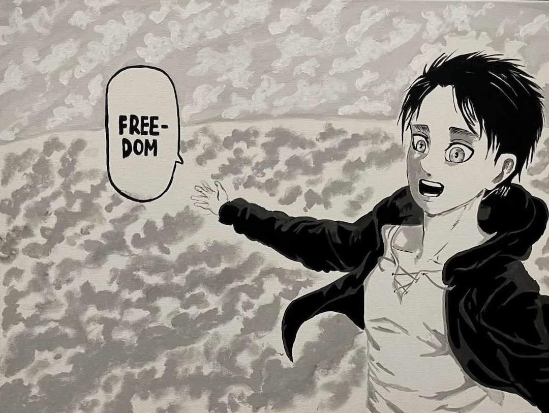 Attack on Titan: Freedom Manga Panel - Etsy