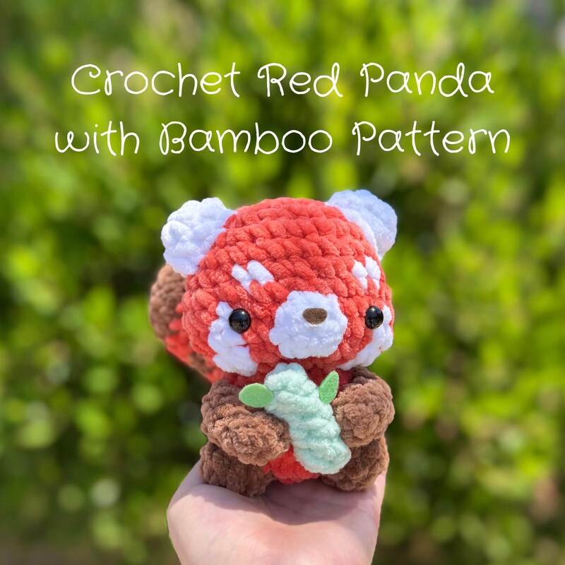 Crochet Red Panda - Etsy