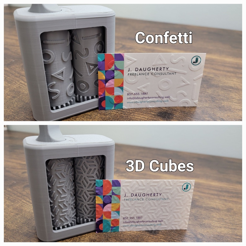 Business Card Embosser With Diverse Patterns, and Easy Operation - Etsy