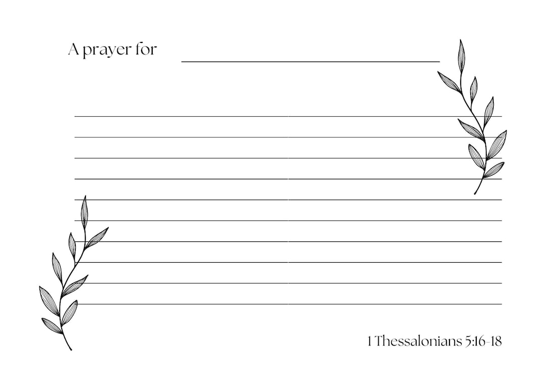 Printable Prayer Cards Digital Download Christian Faith Cards Scripture ...