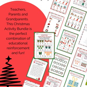 30 Printable Christmas Activities, Christmas Activity Bundle, Kid's ...