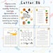 Alphabet Bundle: Letter B Printables Pack | Tracing, Writing, Phonics ...