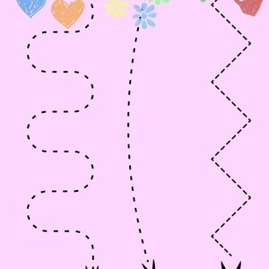 Back to School Practice Cutting Strips Toddler, Preschool, Kindergarten ...