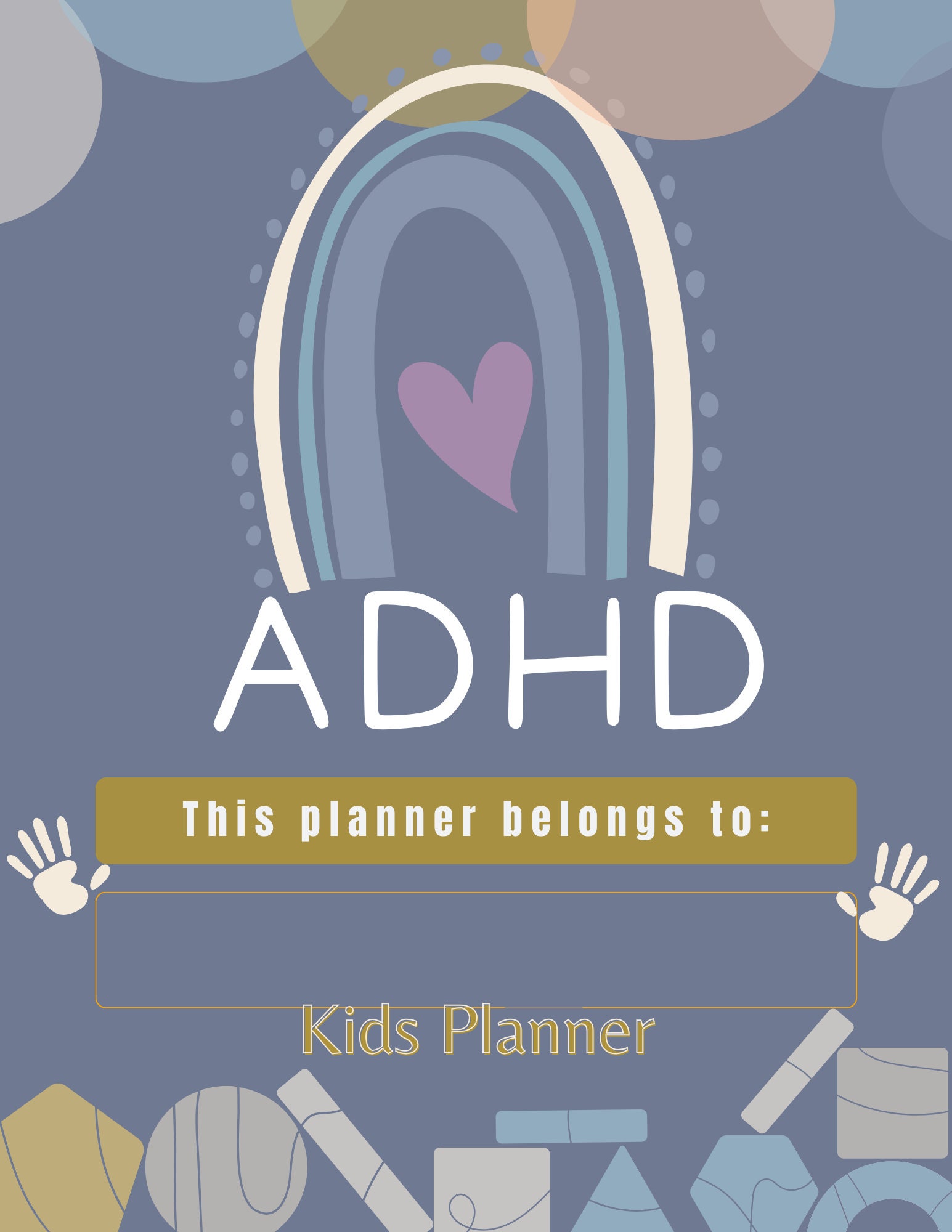 Printable ADHD Planner for Kids Student, Teacher, and Parents Help Stay ...