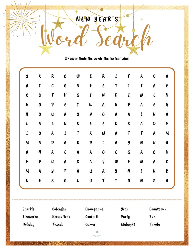 23-24 New Years Game Bundle New Years Eve Games New Years Party ...