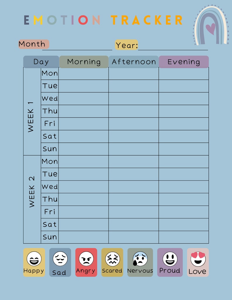 Printable ADHD Planner for Kids Student, Teacher, and Parents Help Stay ...