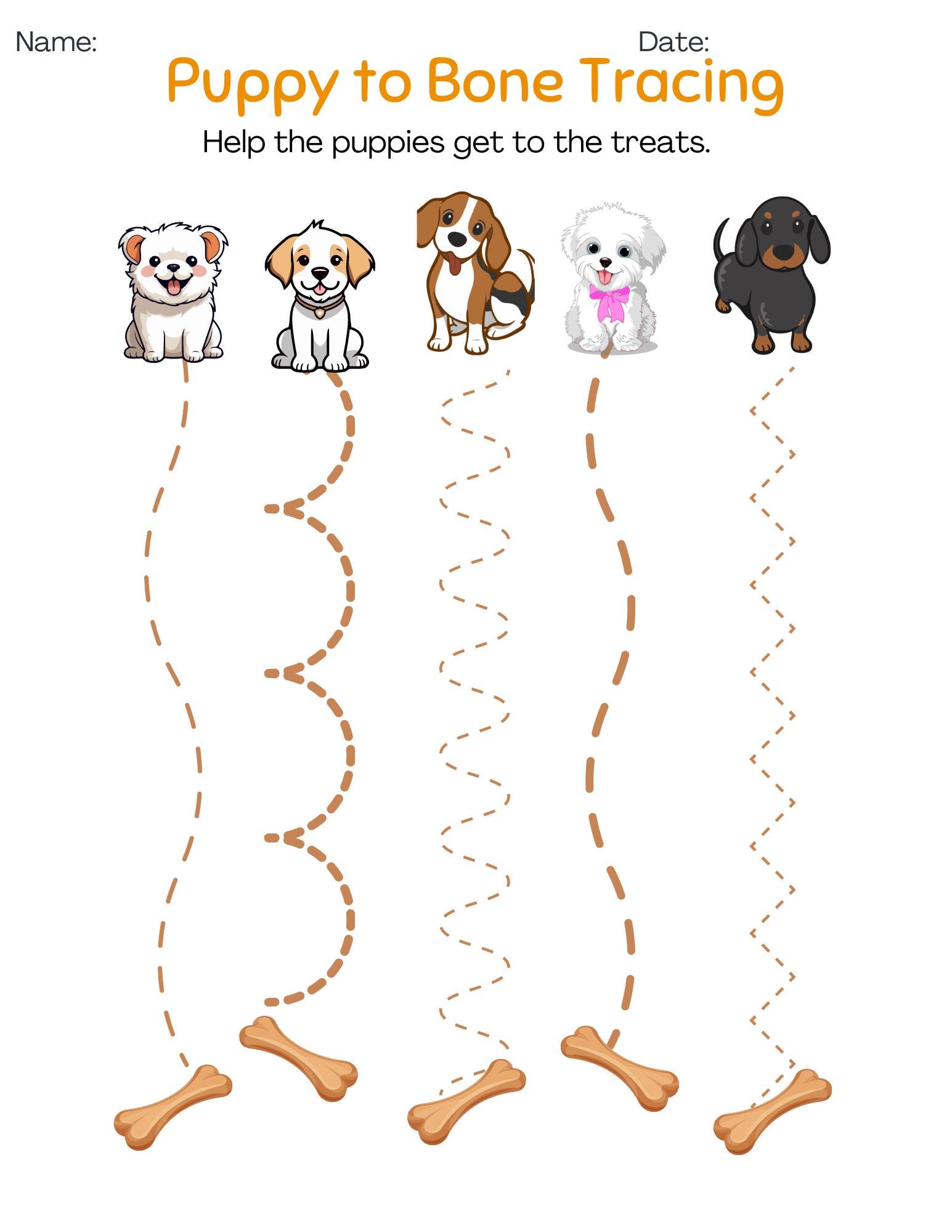 Tracing Practice Worksheets Bundle for Preschool & Kindergarten. Fine ...