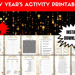 23-24 New Years Game Bundle New Years Eve Games New Years Party ...