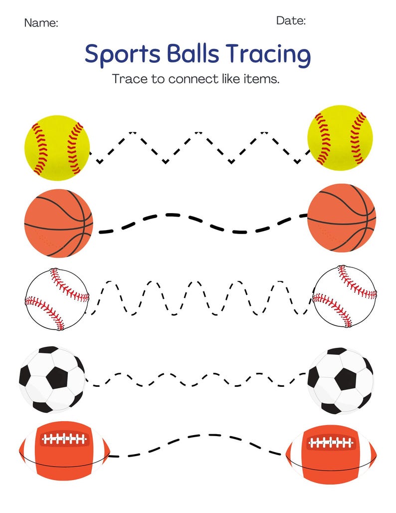 Tracing Practice Worksheets Bundle for Preschool & Kindergarten. Fine ...