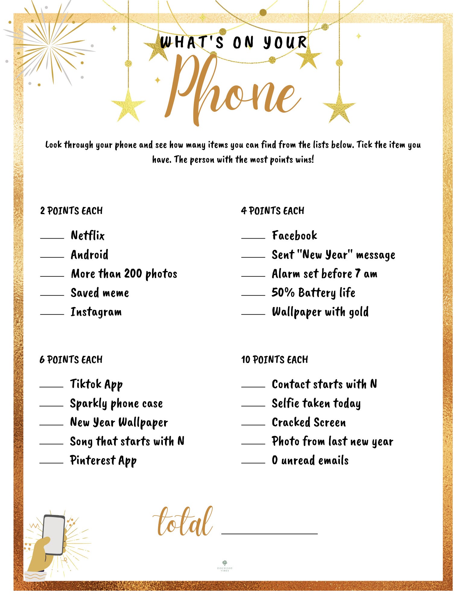 23-24 New Years Game Bundle New Years Eve Games New Years Party ...