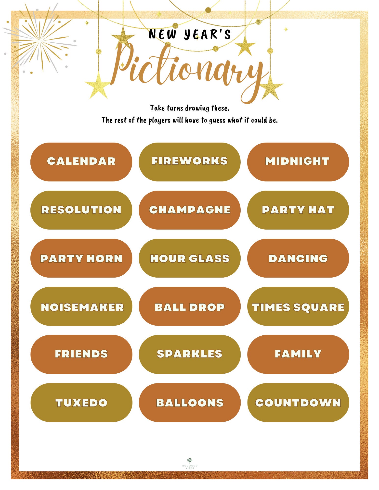 23-24 New Years Game Bundle New Years Eve Games New Years Party ...