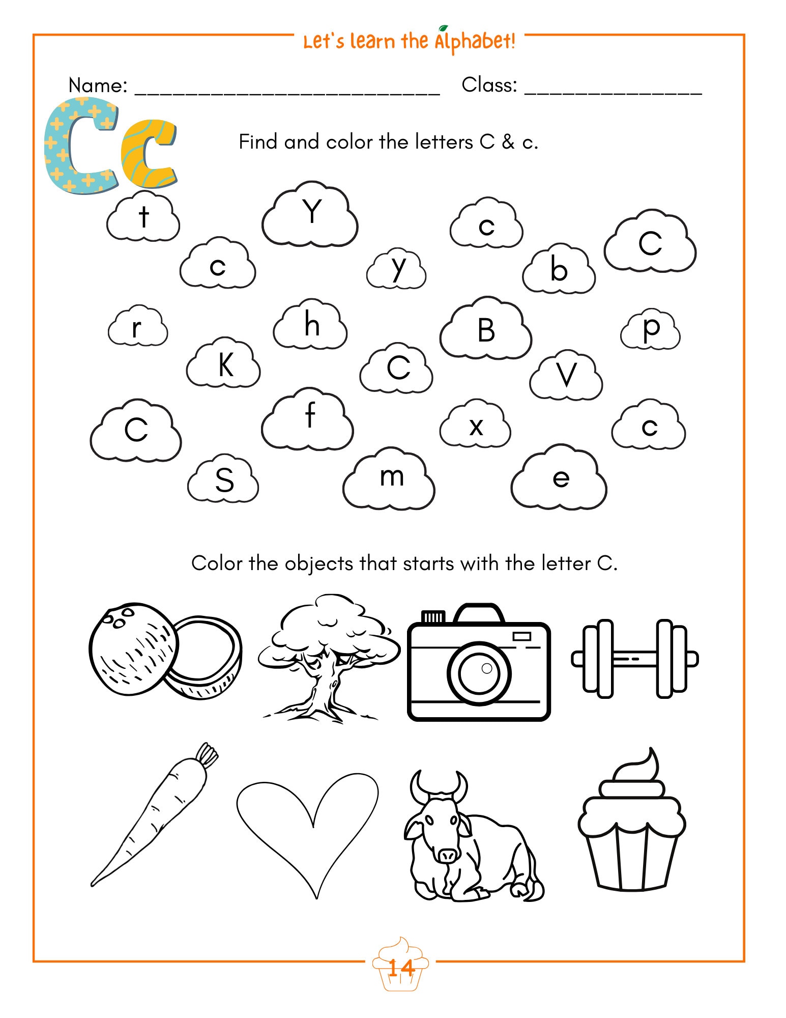 Back to School Letter C Printables Pack | Tracing, Writing, Phonics ...