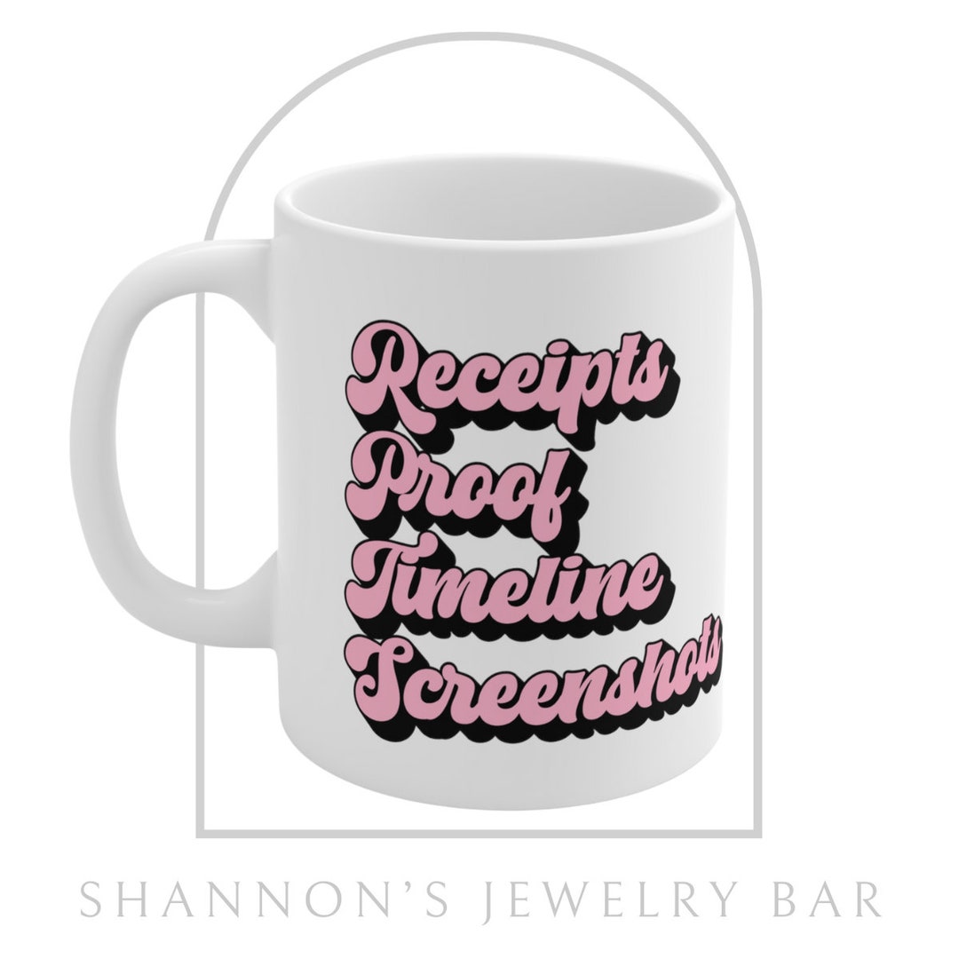 RHOSLC Receipts Ceramic Mug: Real Housewives Bravo TV Gift - Etsy
