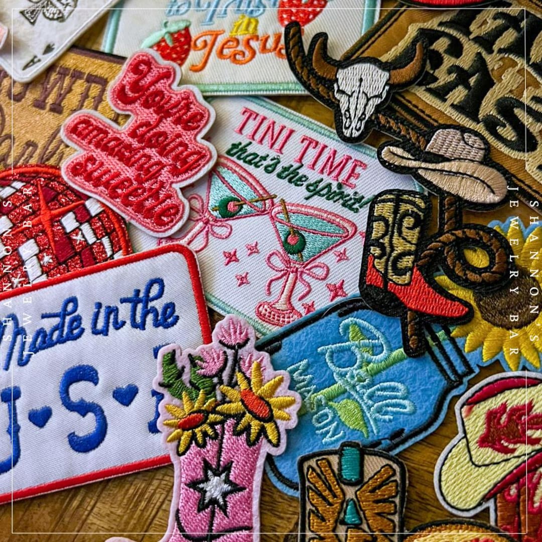 Handmade Western Iron on Patches: Cowgirl, Trucker Hat - Etsy