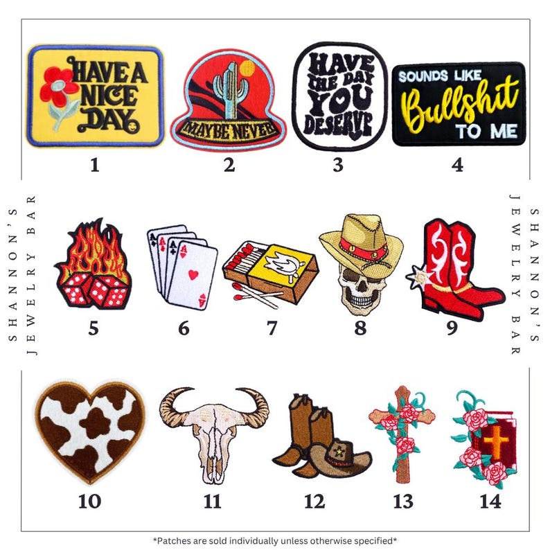 HANDMADE PATCHES - Iron on Patches, Trucker Hat Patch, Western Patch ...