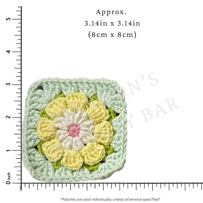 HANDMADE PATCHES Granny Crochet Square, Granny Trucker Hat, Granny ...