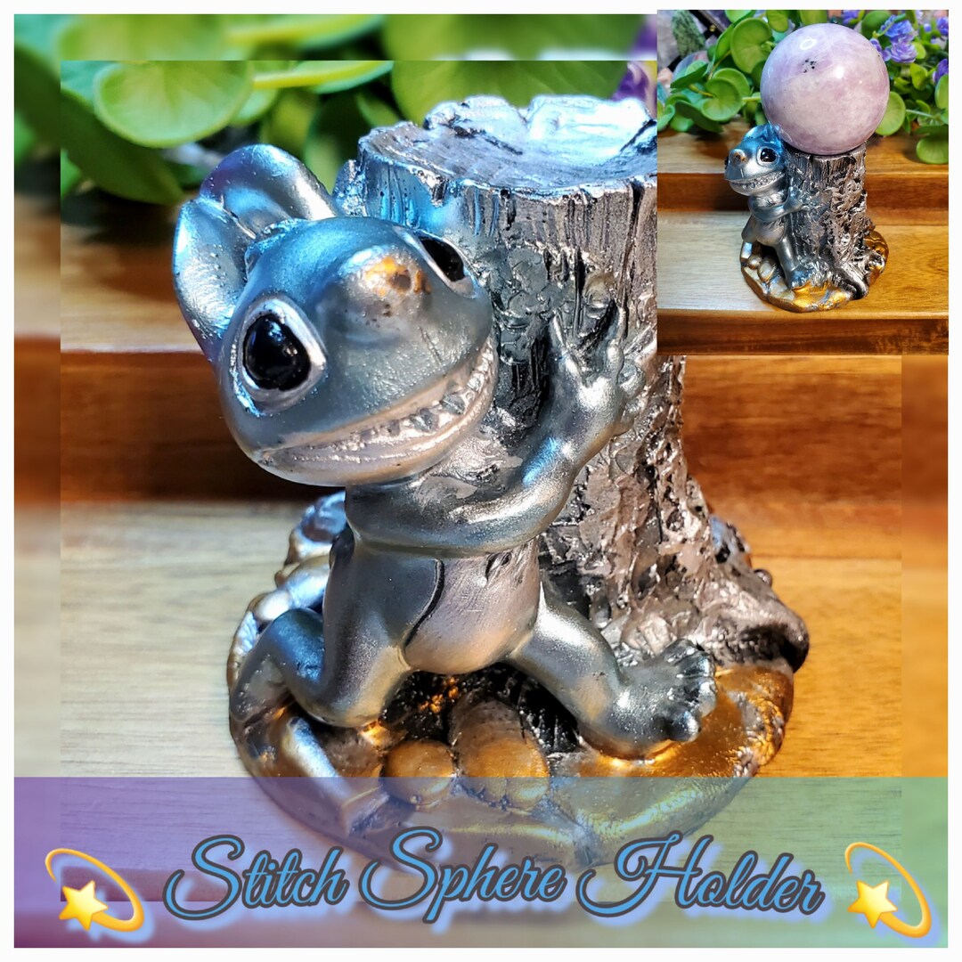 Stitch Sphere Holder / Sphere Stand Lilo & Stitch/stitch Crystal Home ...