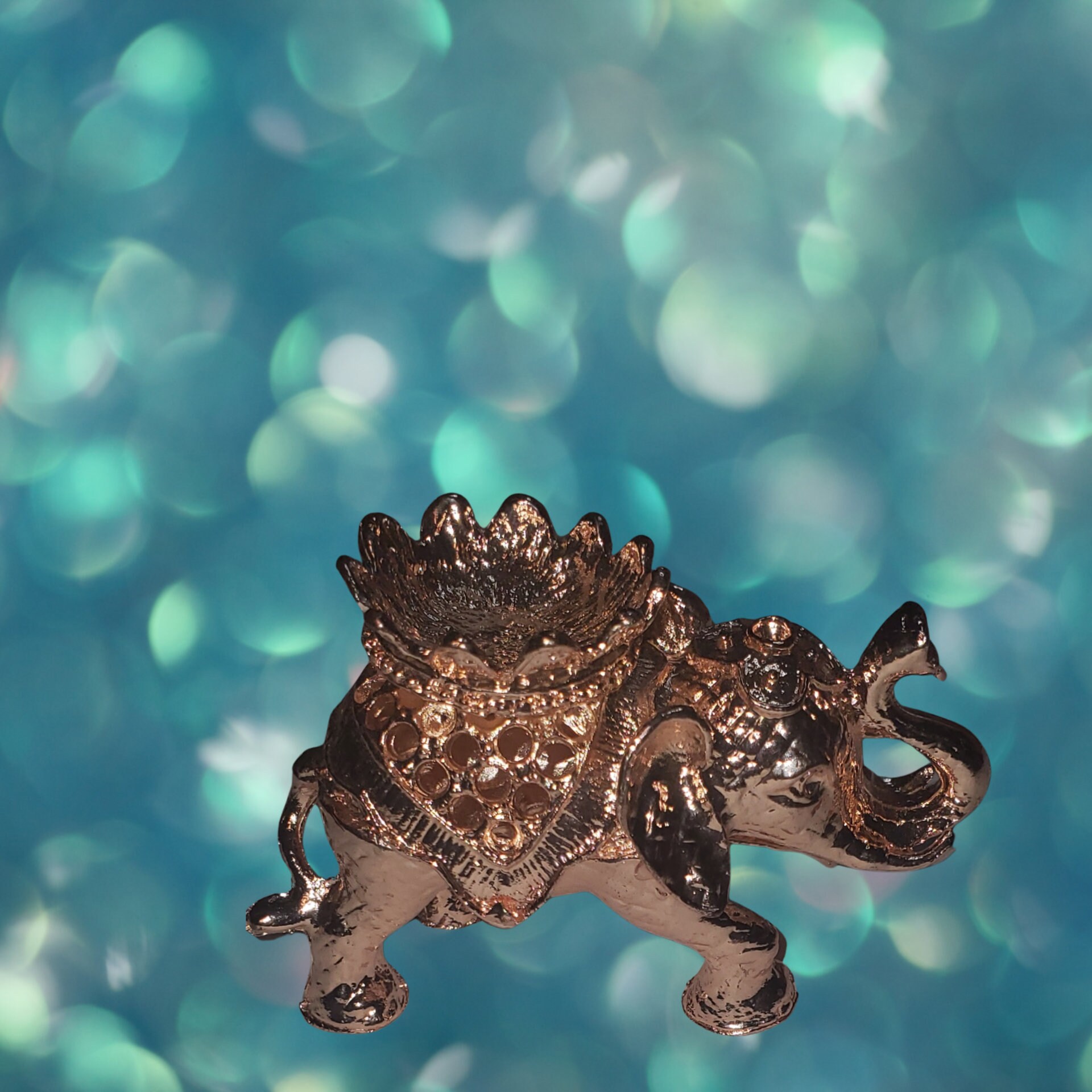 Rose Gold Elephant Sphere Holder - Etsy