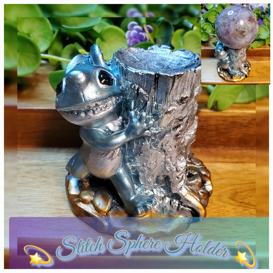 Stitch Sphere Holder / Sphere Stand Lilo & Stitch/stitch Crystal Home ...