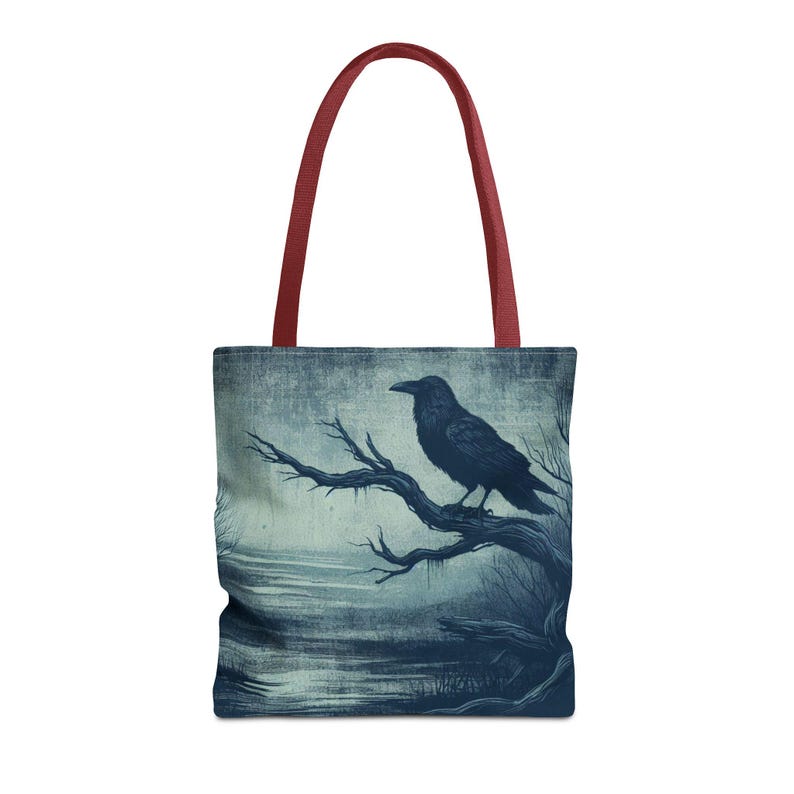 Antique Crow Tote Bag A Symbol of Enduring Mystery - Etsy