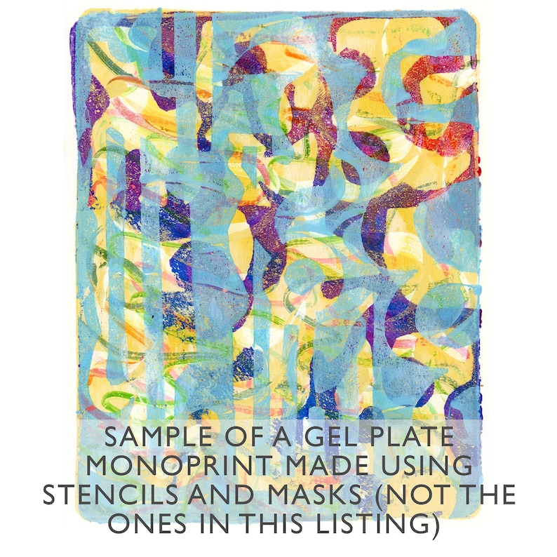 Abstracts 1 Digital Stencil Template SVG DXF Vector Files Png Pdf ...