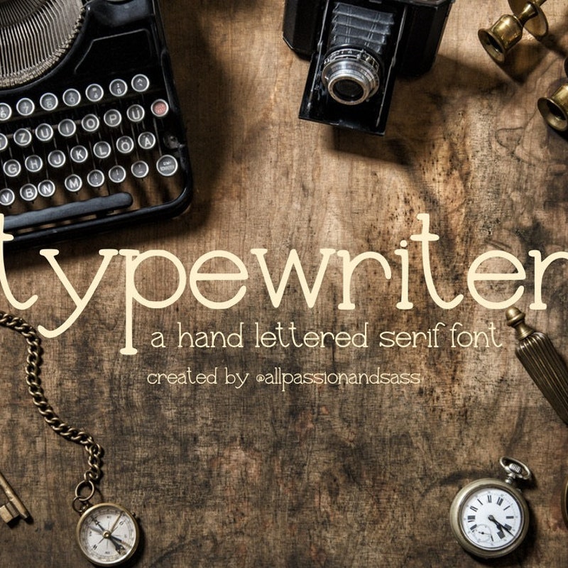 Typewriter Numbers - Etsy