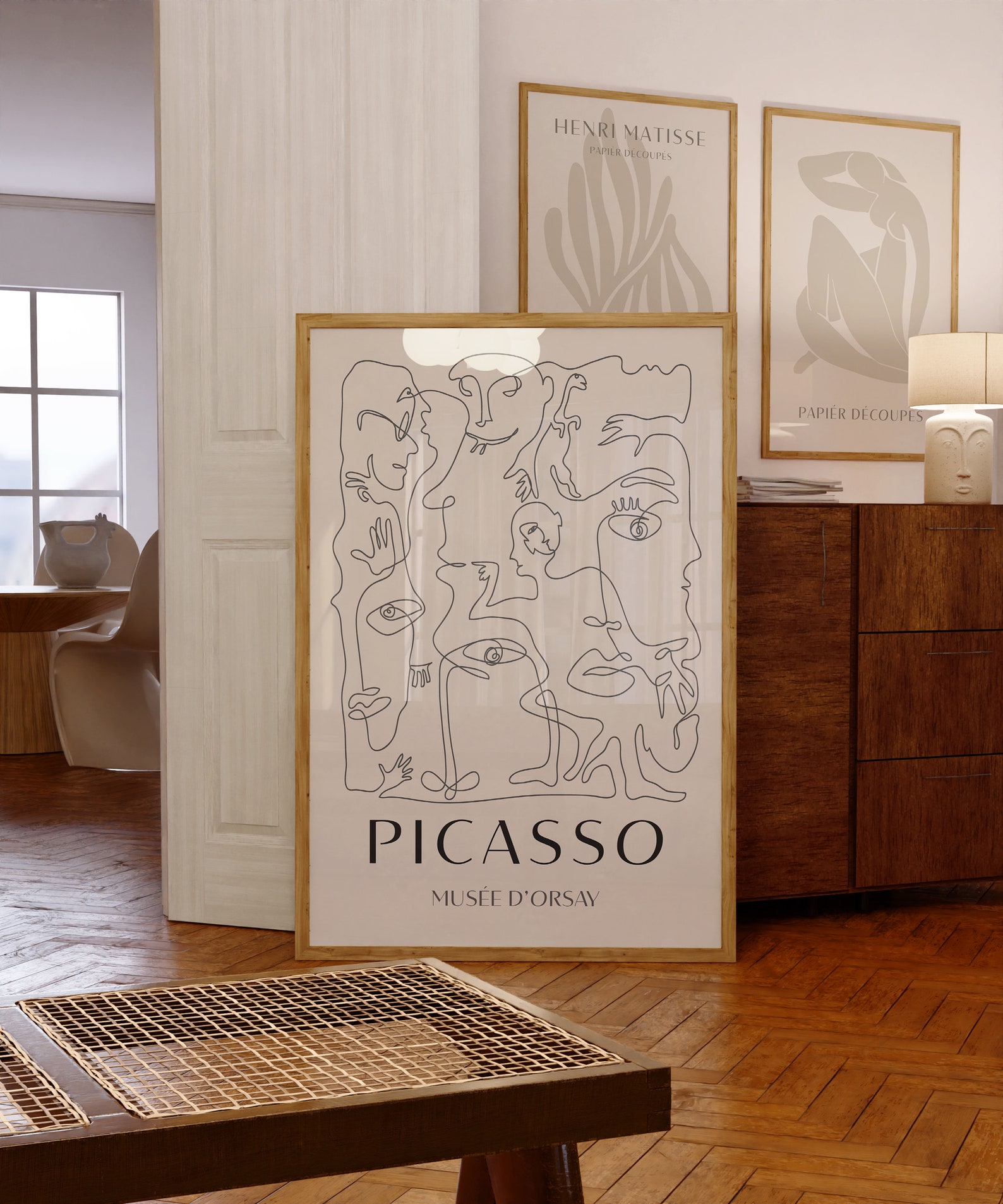 Neutral Picasso Print Picasso Poster Neutral Print Museum Exhibition ...