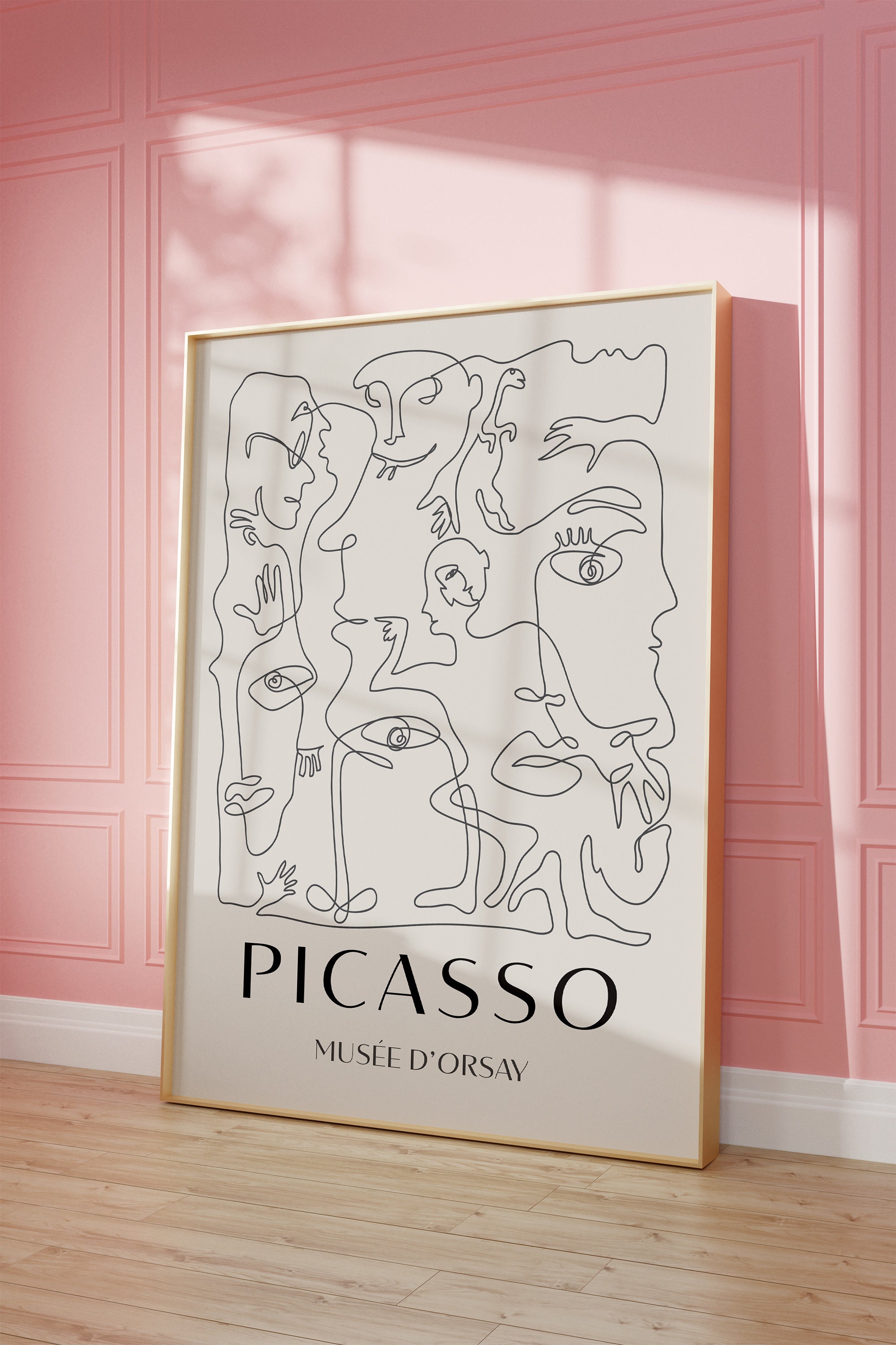 Neutral Picasso Print Picasso Poster Neutral Print Museum Exhibition ...