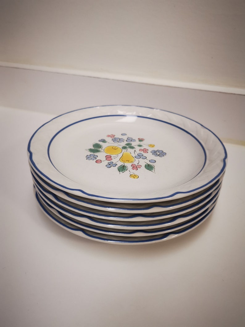 RARE! Complete Vina Fera 25-piece Stoneware Dinnerware Set. Made in ...