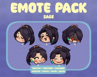 Sage Erm Animated VALORANT Emote for Twitch, Youtube, Discord - Etsy