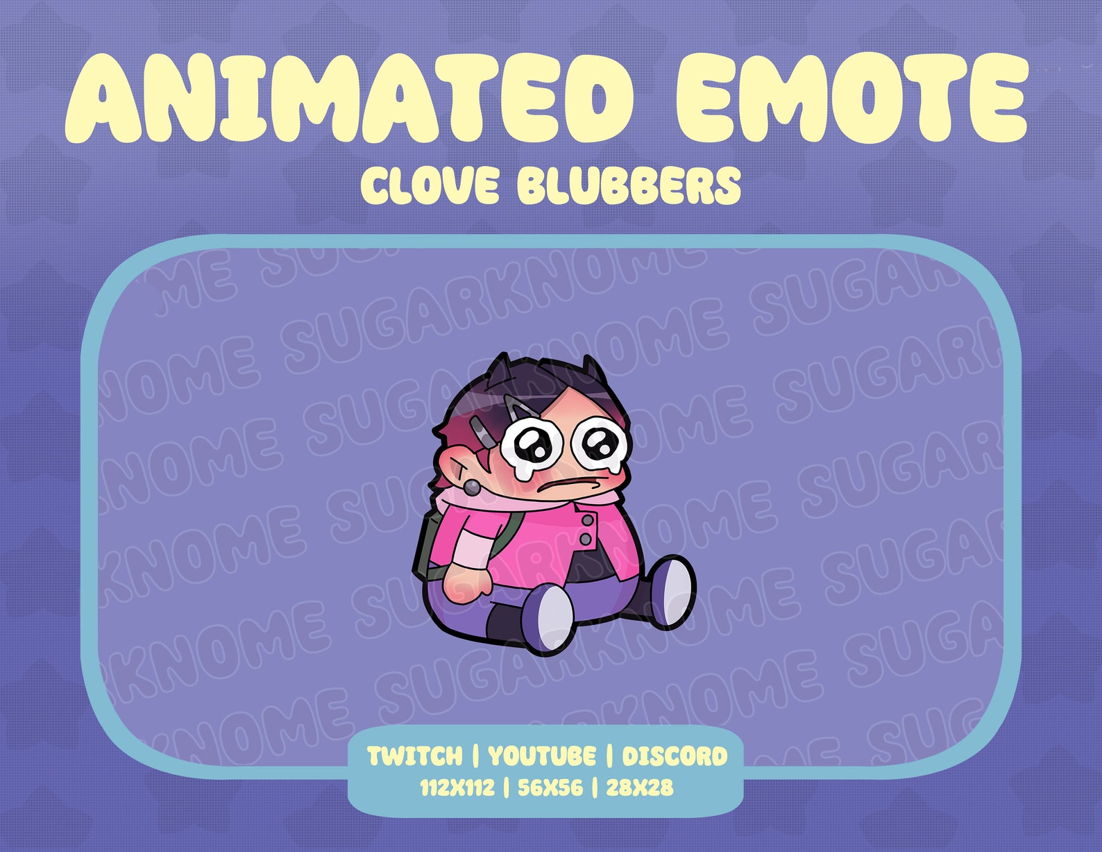Clove Blubbers - Animated VALORANT Emote for Twitch, Youtube, Discord ...