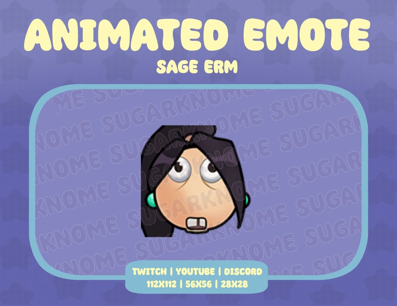 Sage Erm - Animated VALORANT Emote for Twitch, Youtube, Discord - Etsy