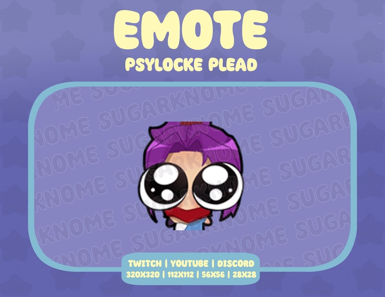 Psylocke Plead - VALORANT Emote for Twitch, Youtube, Discord - Etsy