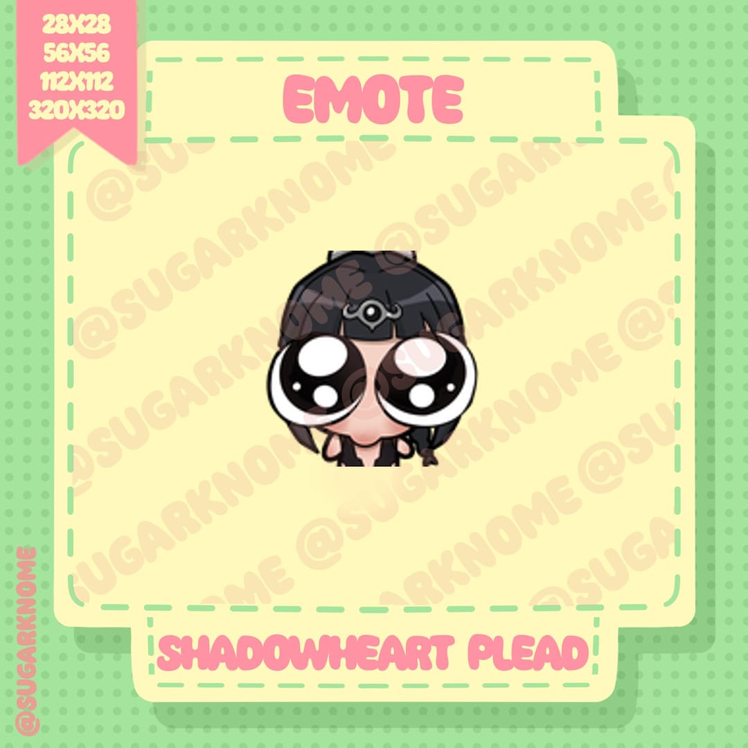 Shadowheart Plead - BALDUR'S GATE 3 Emote for Twitch, Youtube, Discord ...
