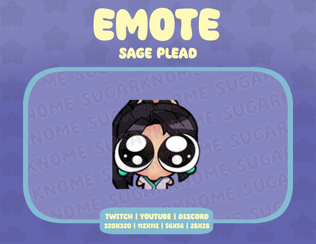 Sage Plead - VALORANT Emote for Twitch, Youtube, Discord - Etsy