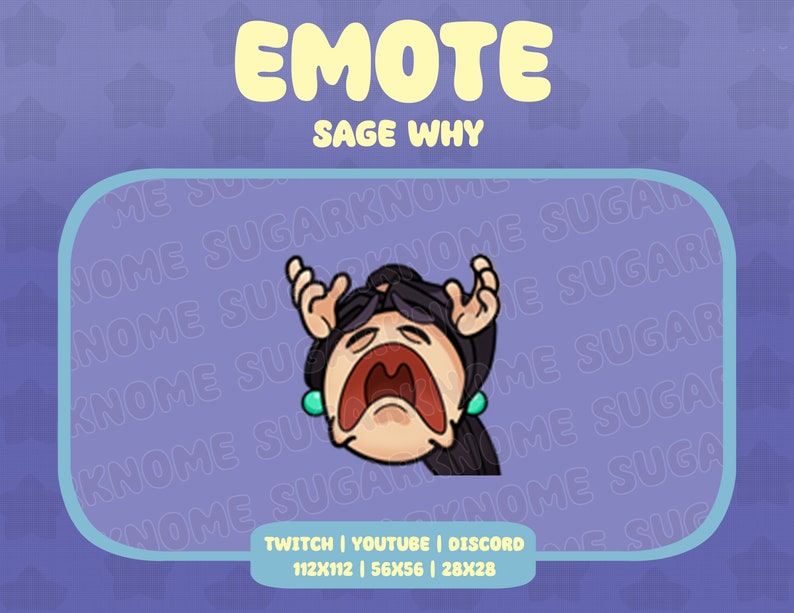 Sage Why - VALORANT Emote for Twitch, Youtube, Discord - Etsy