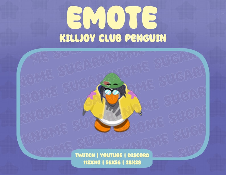 Killjoy Club Penguin - VALORANT Emote for Twitch, Youtube, Discord - Etsy
