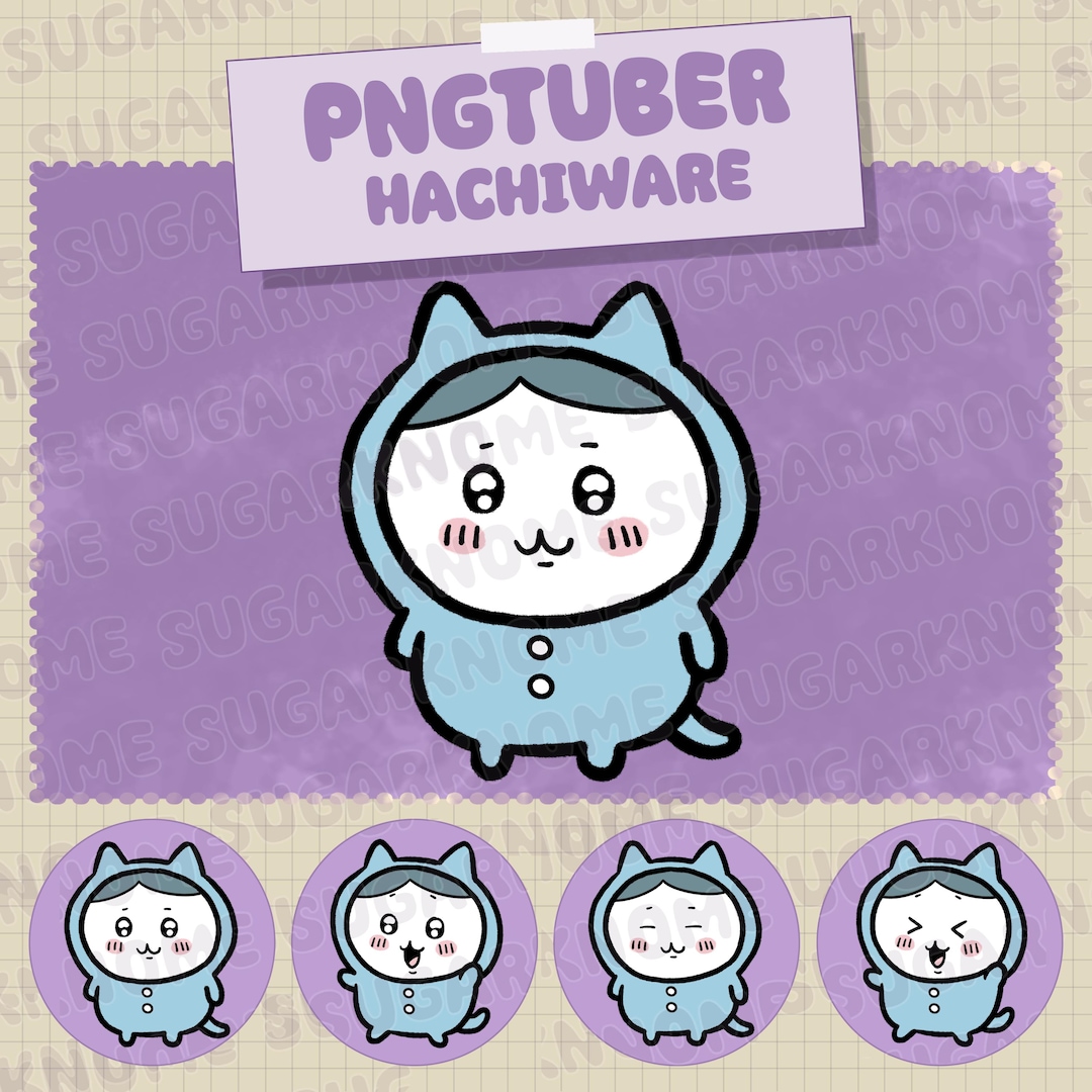 Hachiware Pajama Party- CHIIKAWA Pngtuber for Twitch, Youtube, Discord ...