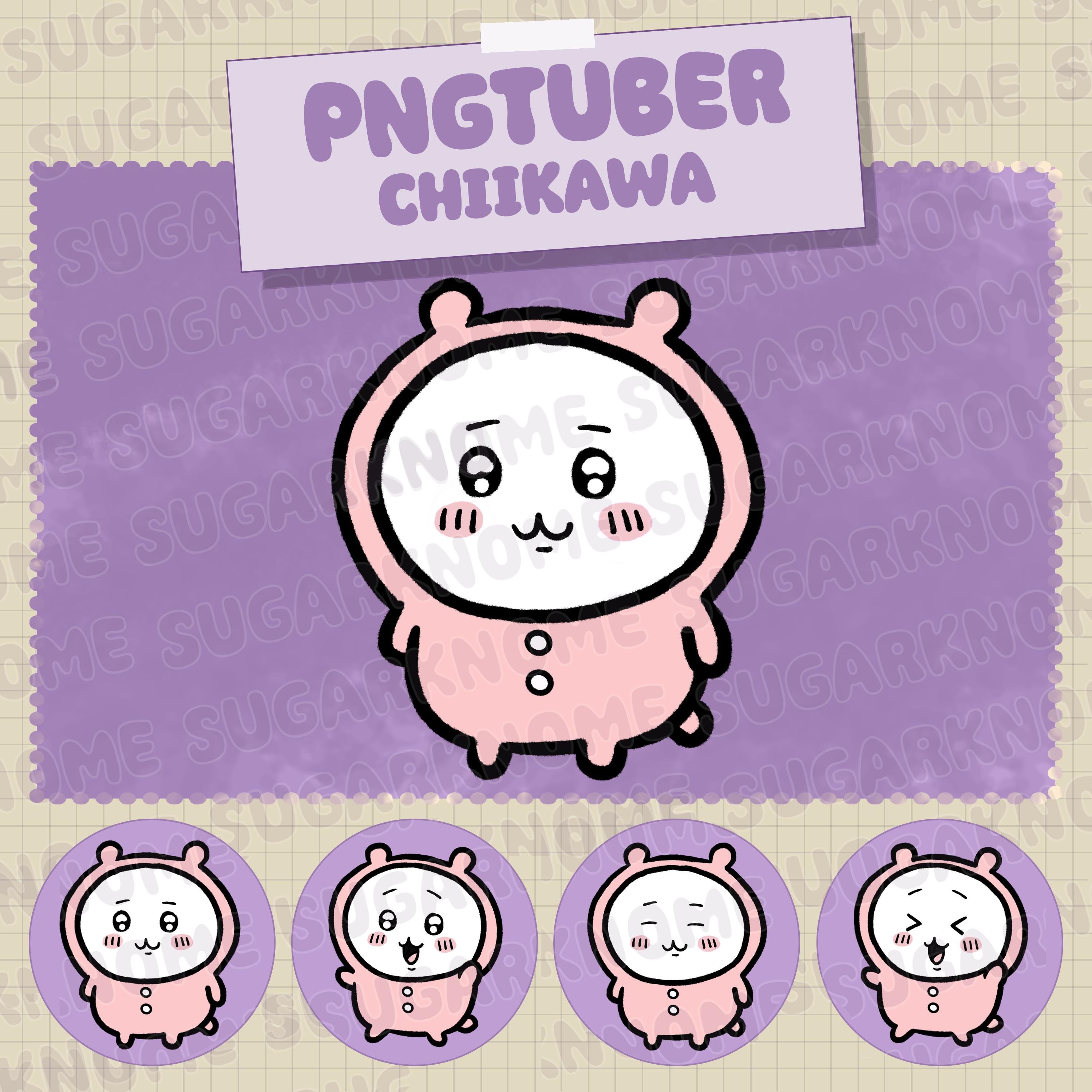 Chiikawa Pajama Party- CHIIKAWA Pngtuber for Twitch, Youtube, Discord ...