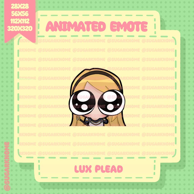 Lux Plead - LEAGUE OF LEGENDS Animated Emote for Twitch, Youtube ...