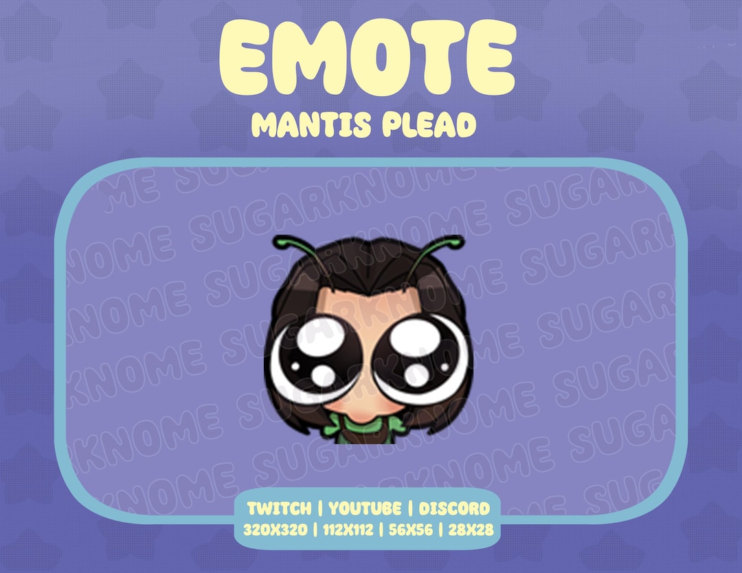 Mantis Plead - MARVEL RIVALS Emote for Twitch, Youtube, Discord - Etsy
