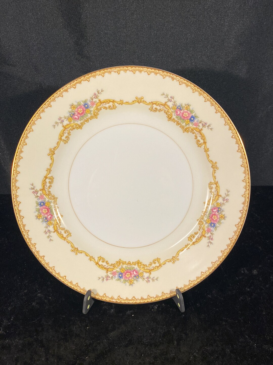 NORITAKE Fine China Farland Pattern Dinner Plate 10 With Gold Trim - Etsy