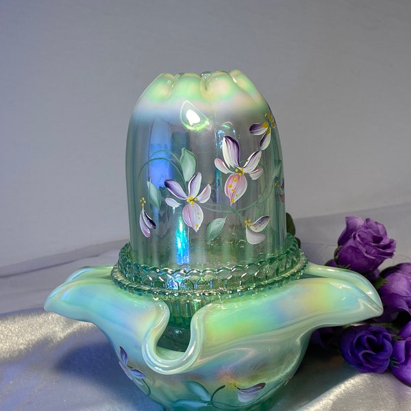 Fenton Fairy Lamp - Etsy
