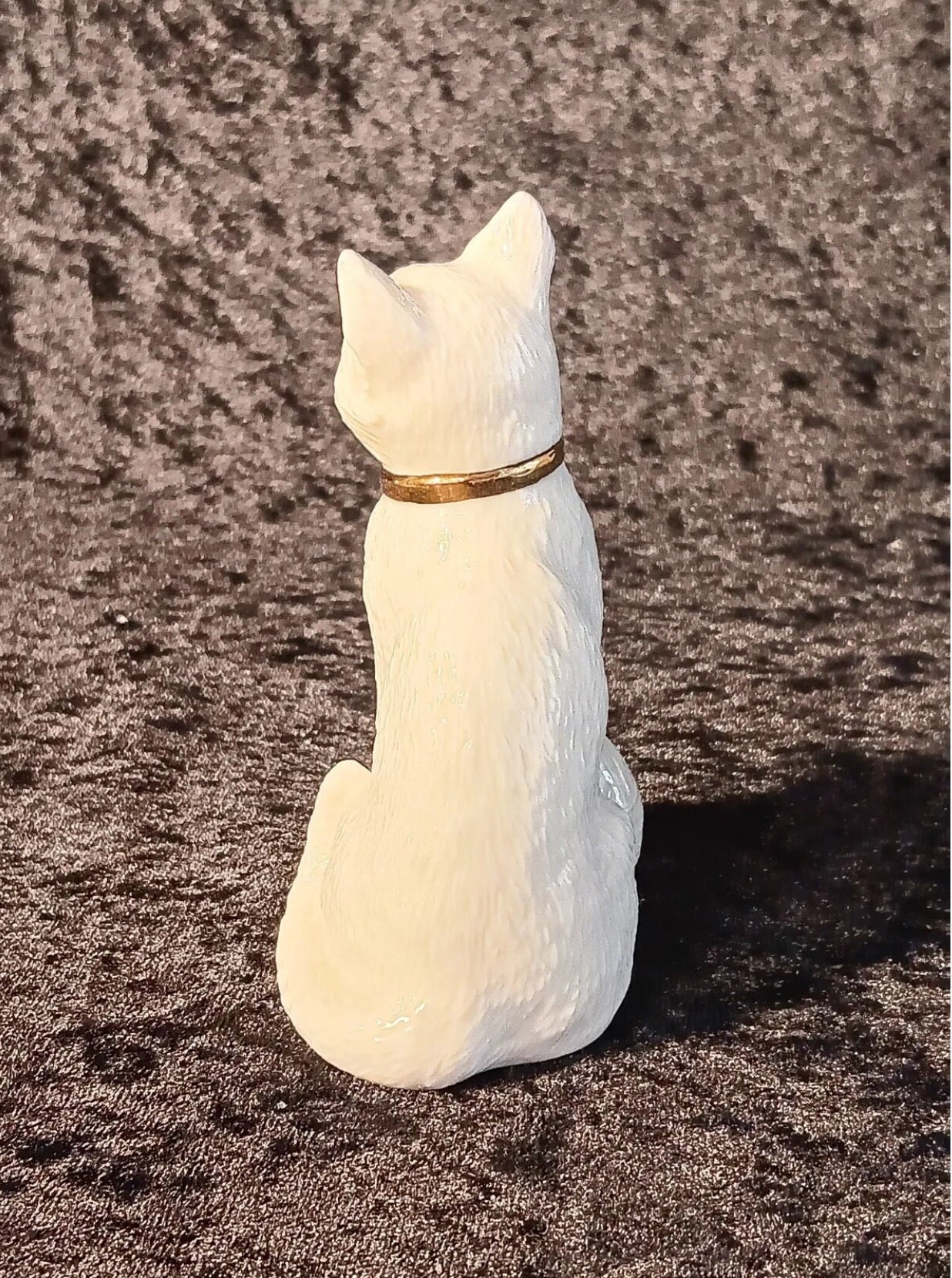 Lenox Vintage Handcrafted Porcelain Cat Figurine With Yarn Ruby Red ...