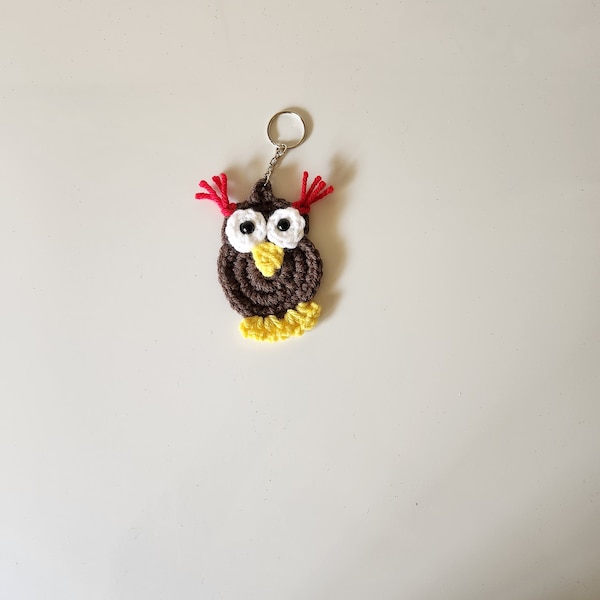 Owl Key Chain - Etsy