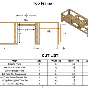 T-track Equipped Woodworking Workbench Plans (PDF Plans) - Etsy